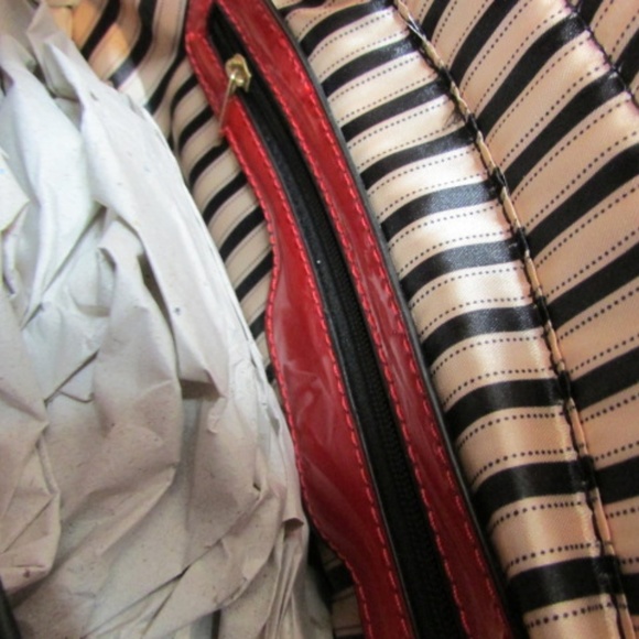 Isabelle | Bags | Isabelle Red Lead Free Vegan Leather Satchel | Poshmark